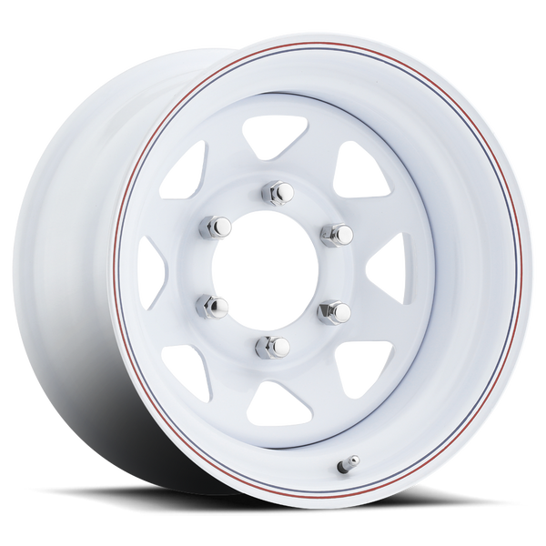 80 White 8 Spoke – Allied Wheel Components