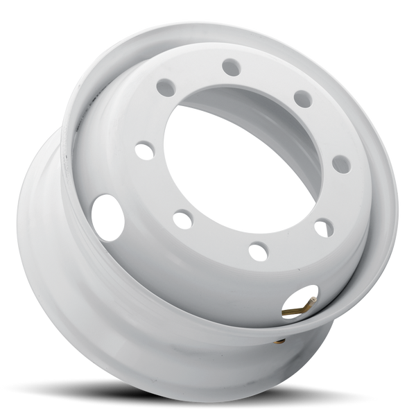 Dual Commercial Trailer Wheel- White, 17.5"x6.75", 8x275, 5.6" Offset ...