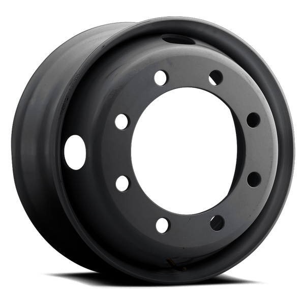 Dual Commercial Trailer Wheel- Black, 17.5"x6.75", 8x275, 5.6" Offset ...